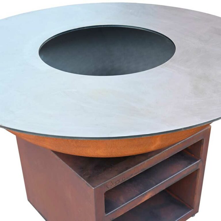 Brasero Quoco Piatto XL 130 cm acier corten