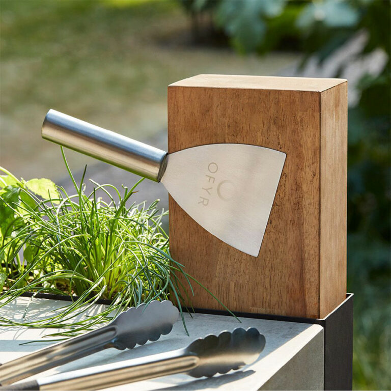 Brasero plancha Island Corten 100 Céramique Ofyr