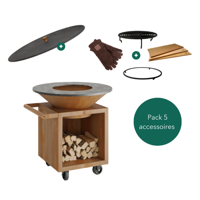 Pack Promo Brasero Storage Corten 100 PRO Ofyr